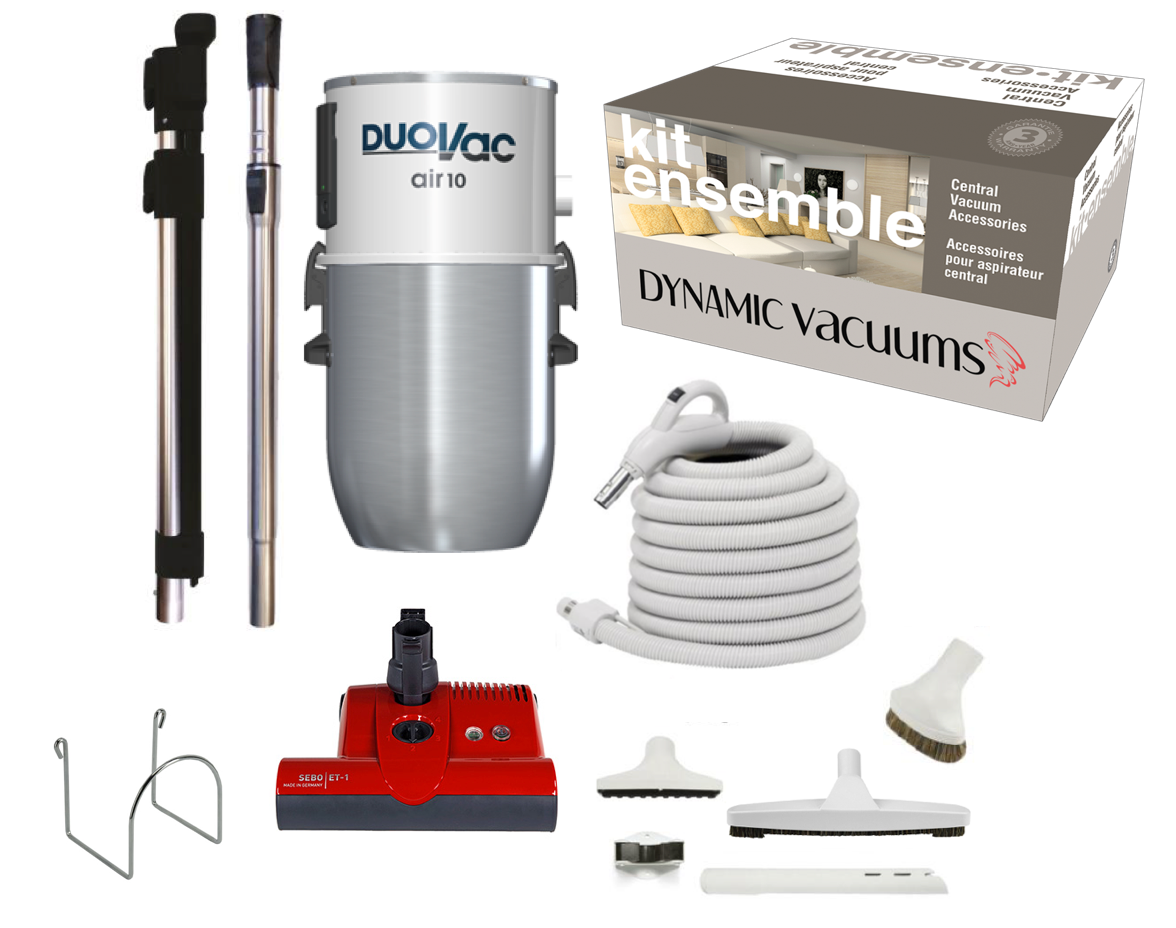 Duovac Air 10 with Sebo ET-1 Electric Kit – Dynamic Vacuums