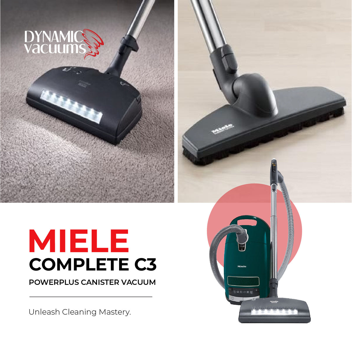 Miele Complete C3 PowerPlus Canister Vacuum – Dynamic Vacuums